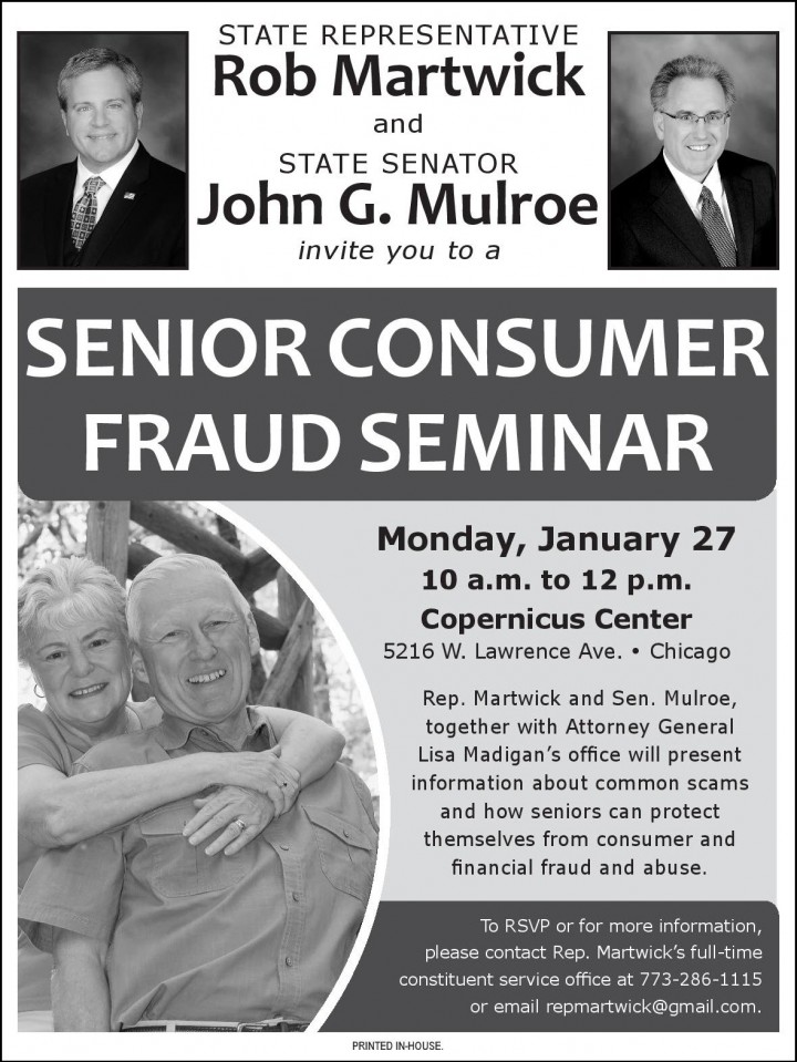 Senior Consumer Fraud Seminar - Copernicus Center
