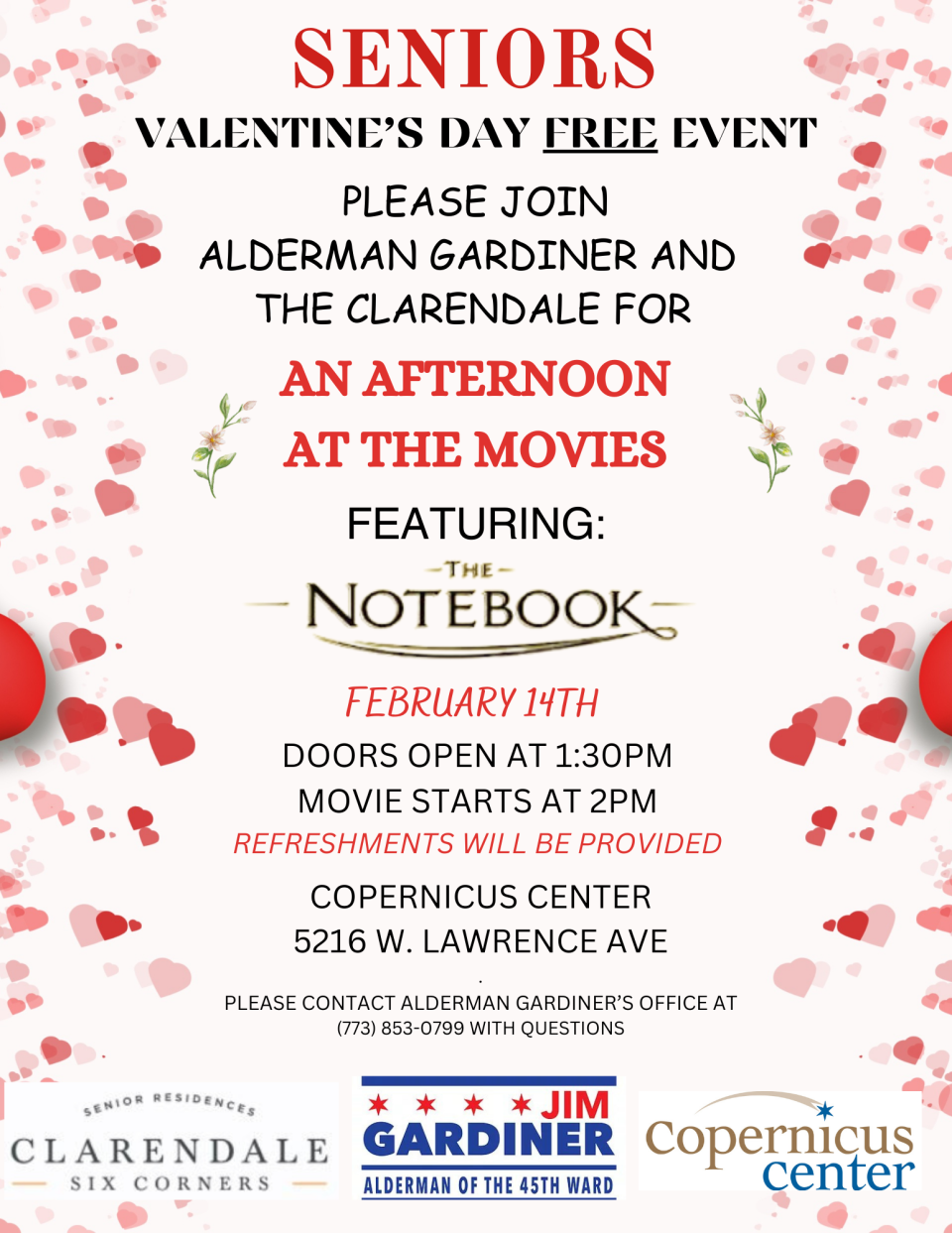 Senior Valentine's Day Matinee - Copernicus Center